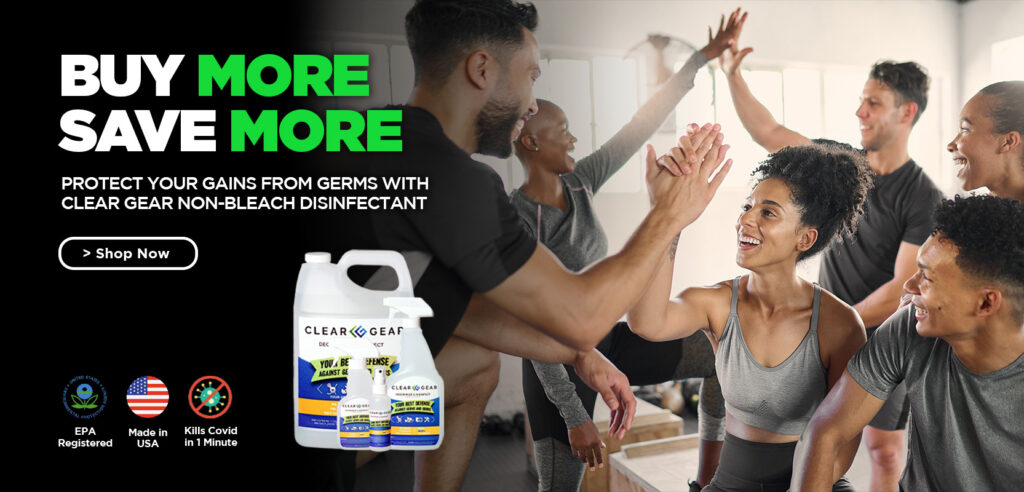 Clear Gear | Anti-Bacterial Disinfectant & Deodorizer for PPE & Sports Gear
